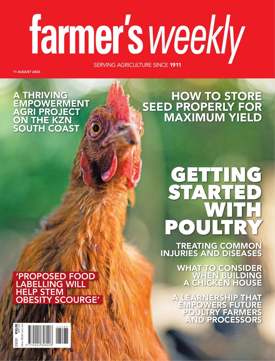 Get digital access to Farmer's Weekly - August 11, 2023 issue | Magzter.com