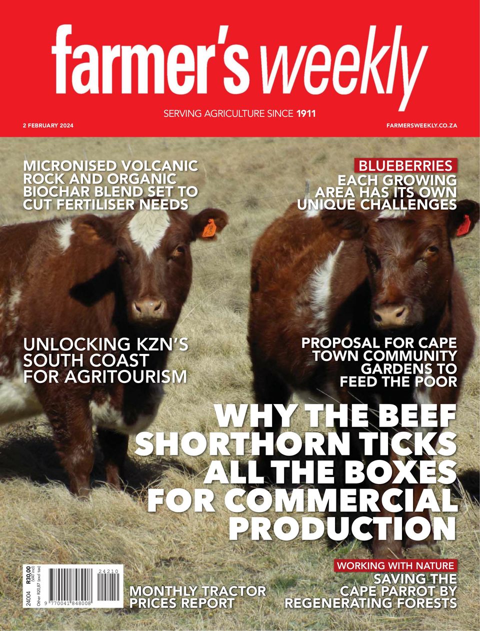 Get digital access to Farmer's Weekly - February 02, 2024 issue | Magzter.com