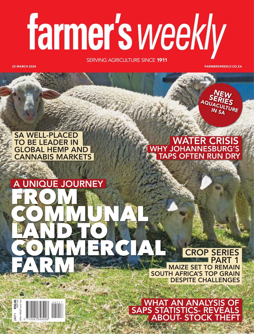 Get digital access to Farmer's Weekly - March 22, 2024 issue | Magzter.com