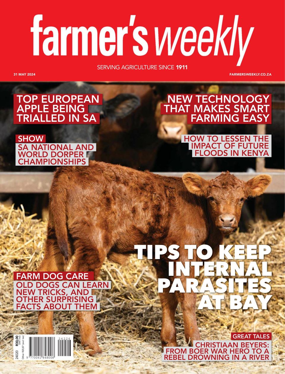 Get digital access to Farmer's Weekly - May 31, 2024 issue | Magzter.com