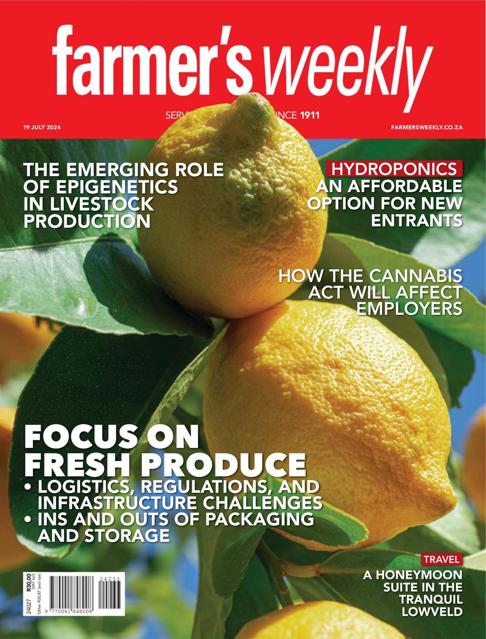 Get digital access to Farmer's Weekly - July 19, 2024 issue | Magzter.com