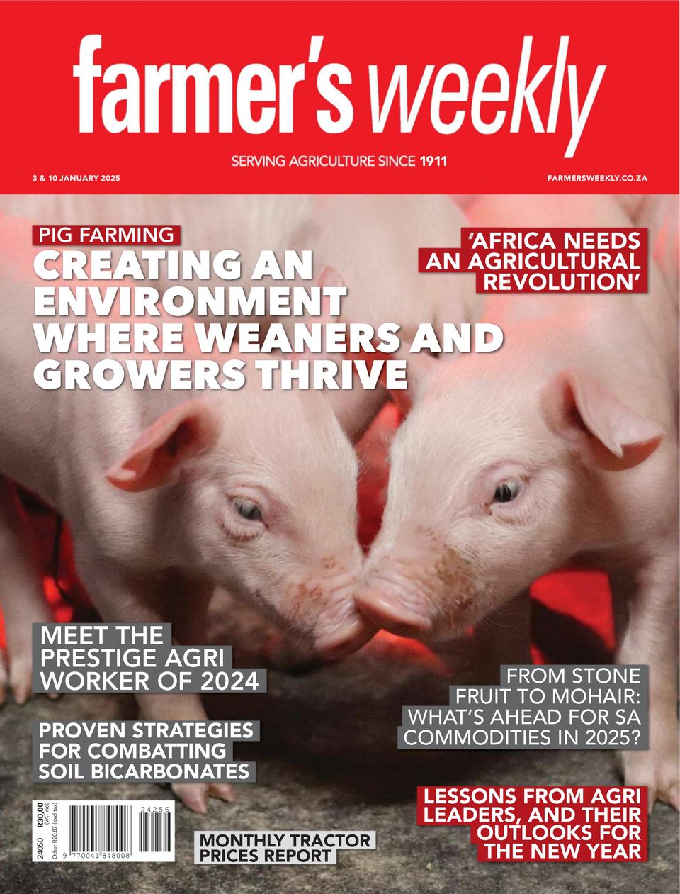 Get digital access to Farmer's Weekly - January 3 & 10, 2024 - Double Issue issue | Magzter.com