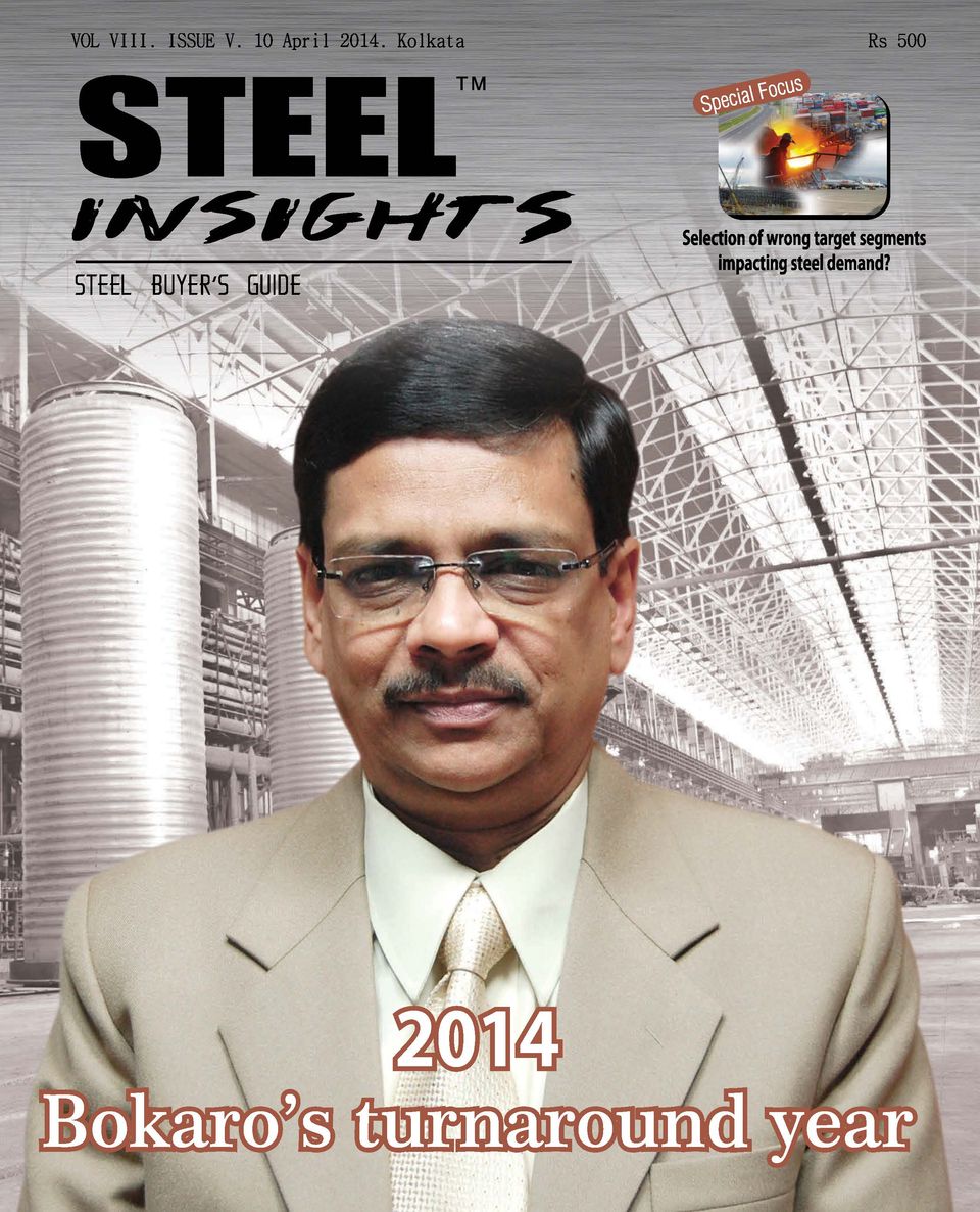 Steel Insights-April 2014 Magazine - Get your Digital Subscription