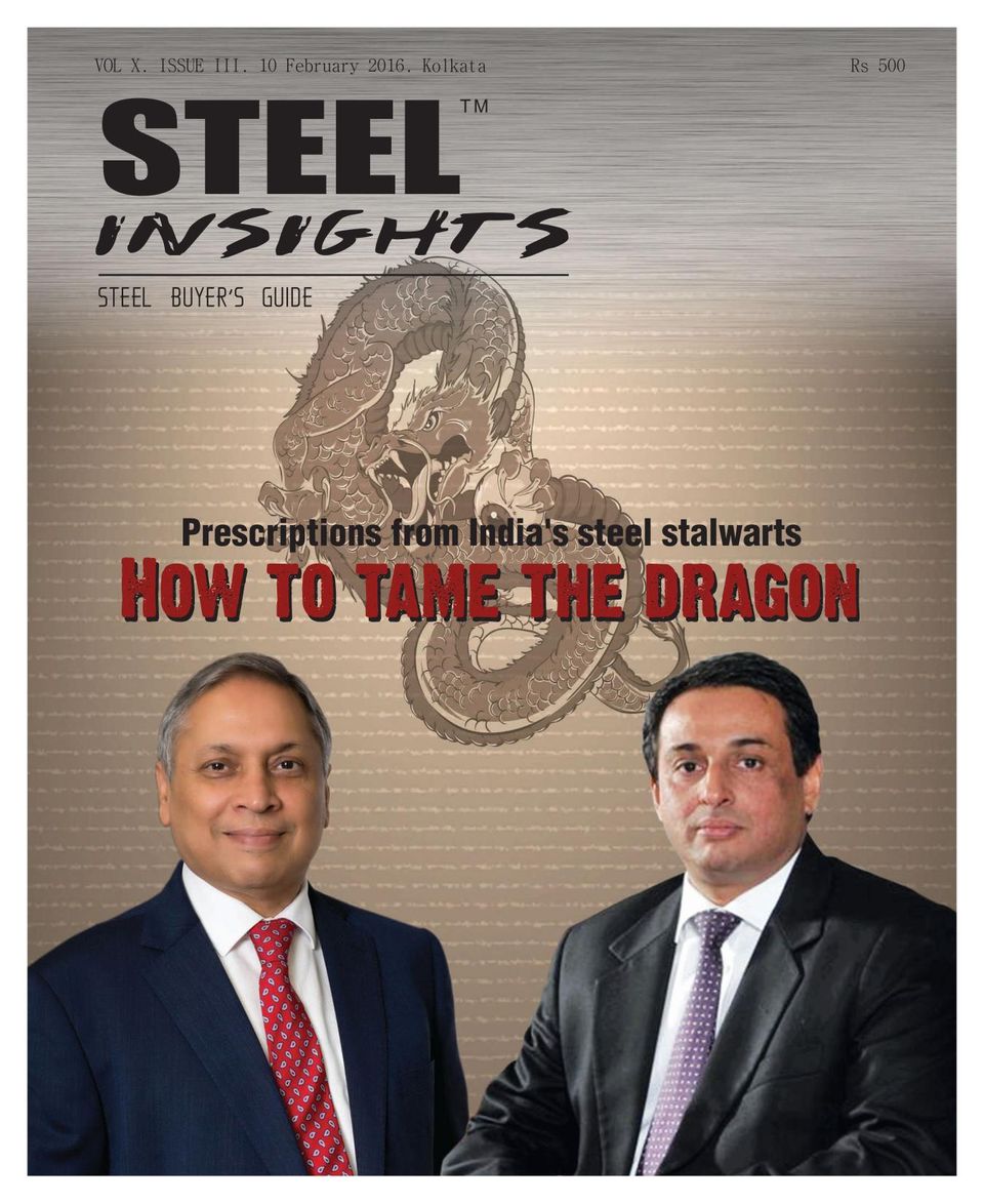 Steel Insights-February 2016 Magazine - Get your Digital Subscription