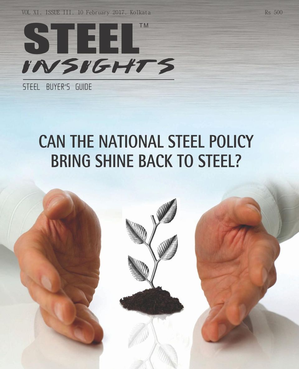 Steel Insights-February 2017 Magazine - Get your Digital Subscription