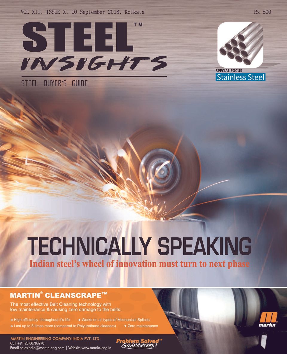 Steel Insights-September 2018 Magazine - Get your Digital Subscription