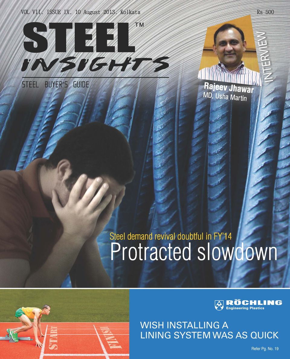 Steel Insights-August 2013 Magazine - Get your Digital Subscription