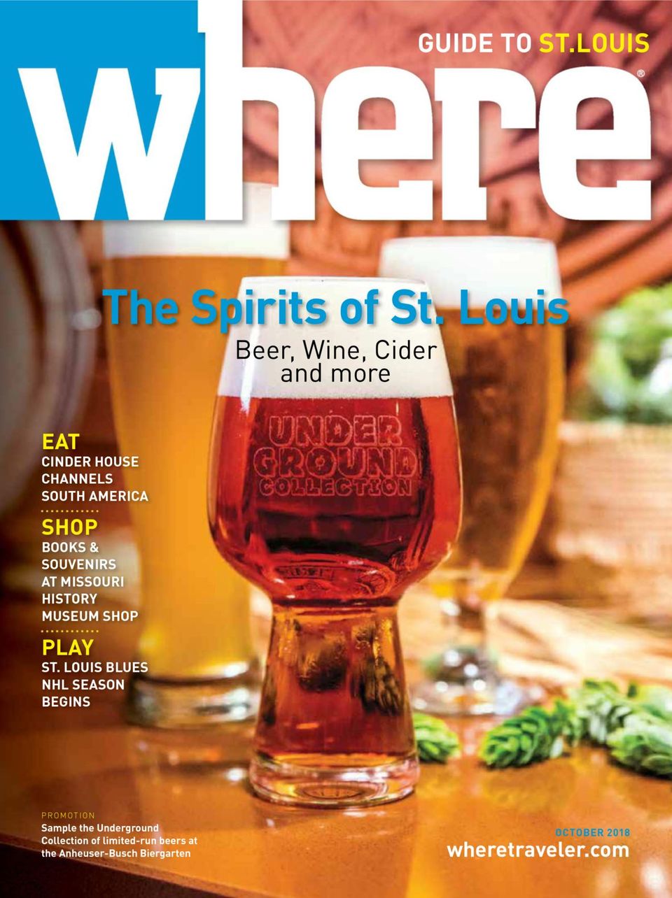 Get digital access to Where St Louis - October 2018 issue | Magzter.com