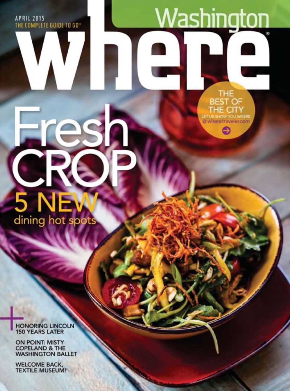 Get digital access to Where Washington - April 2015 issue | Magzter.com
