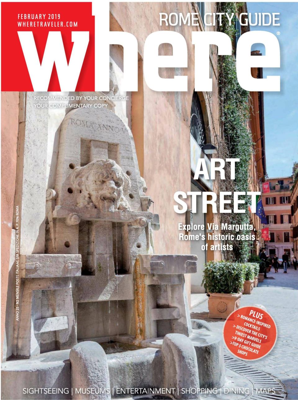 Get digital access to Where Rome - February 2019 issue | Magzter.com