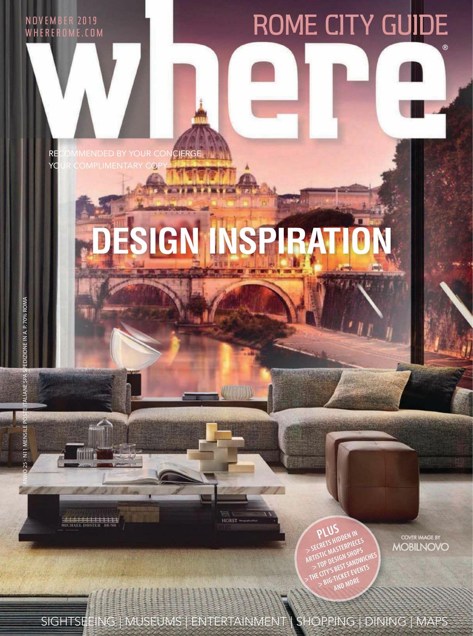 Get digital access to Where Rome - November 2019 issue | Magzter.com