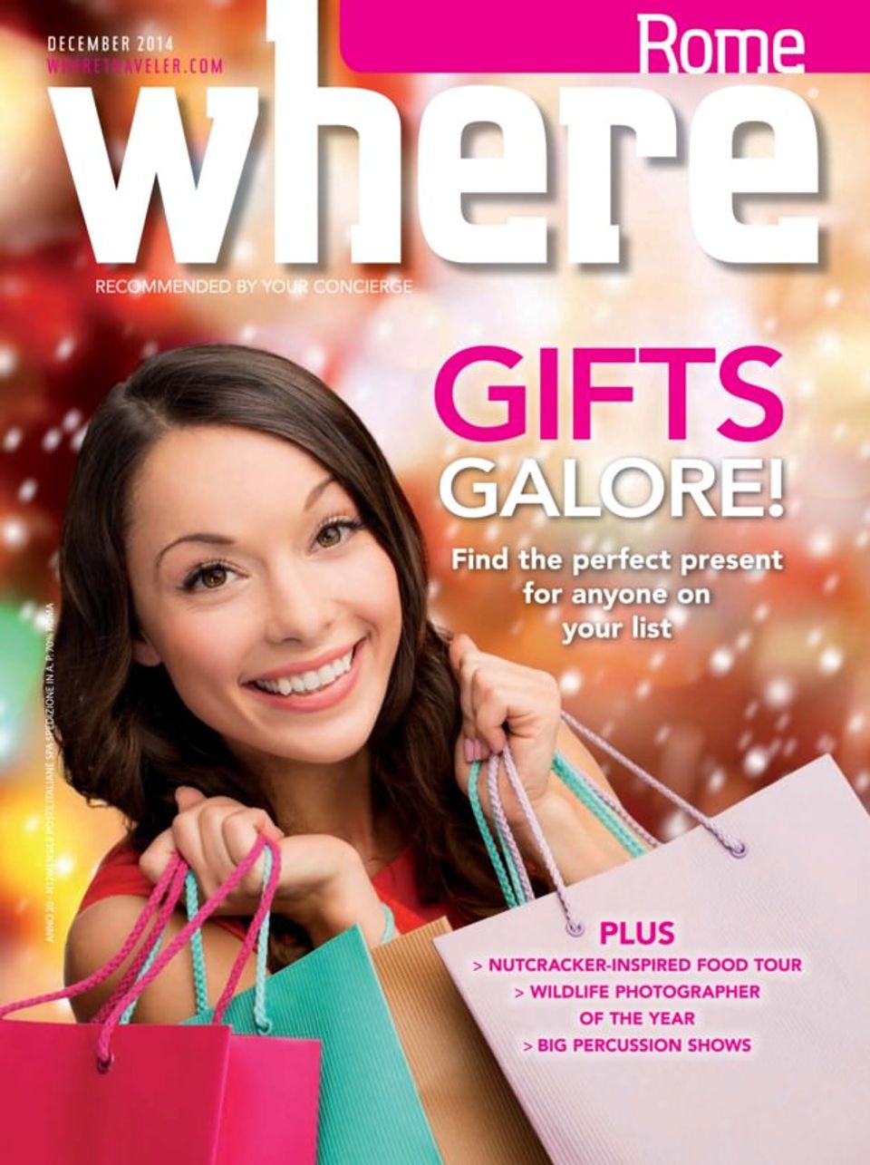 Get digital access to Where Rome - December 2014 issue | Magzter.com