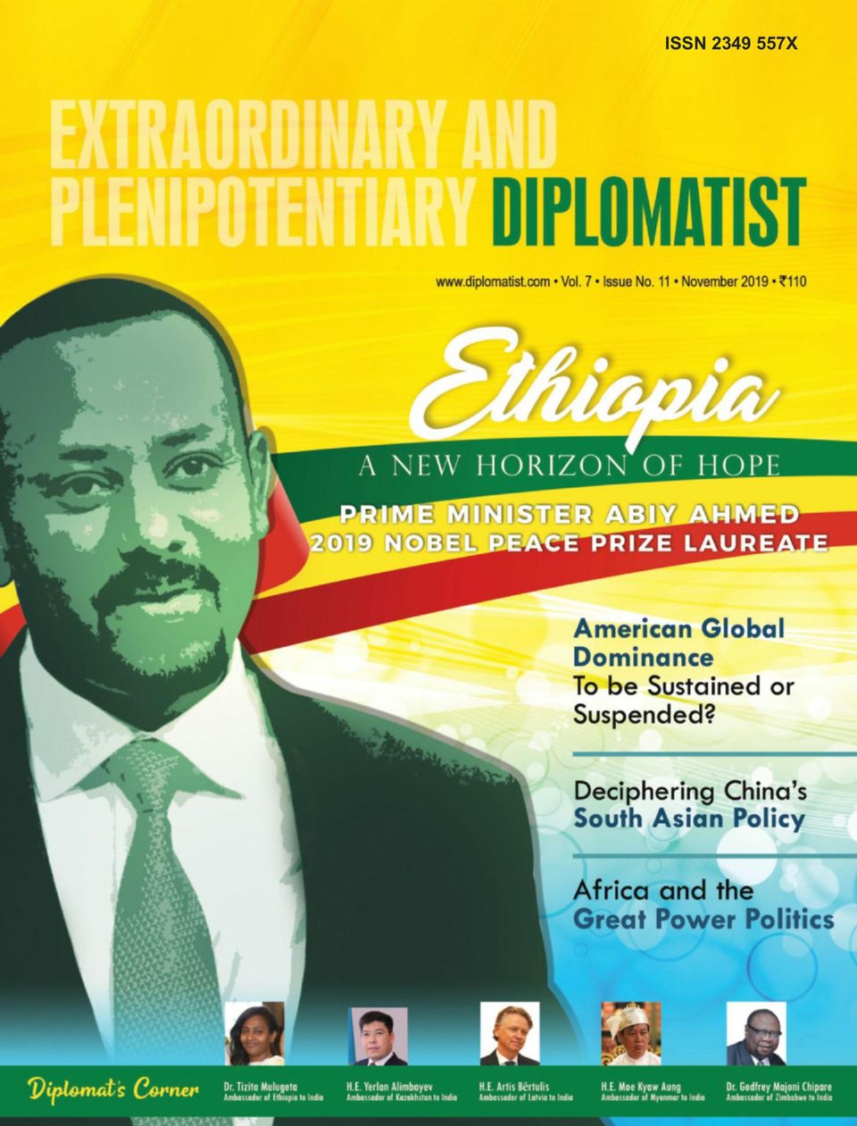 Extraordinary and Plenipotentiary Diplomatist-November 2019 Magazine
