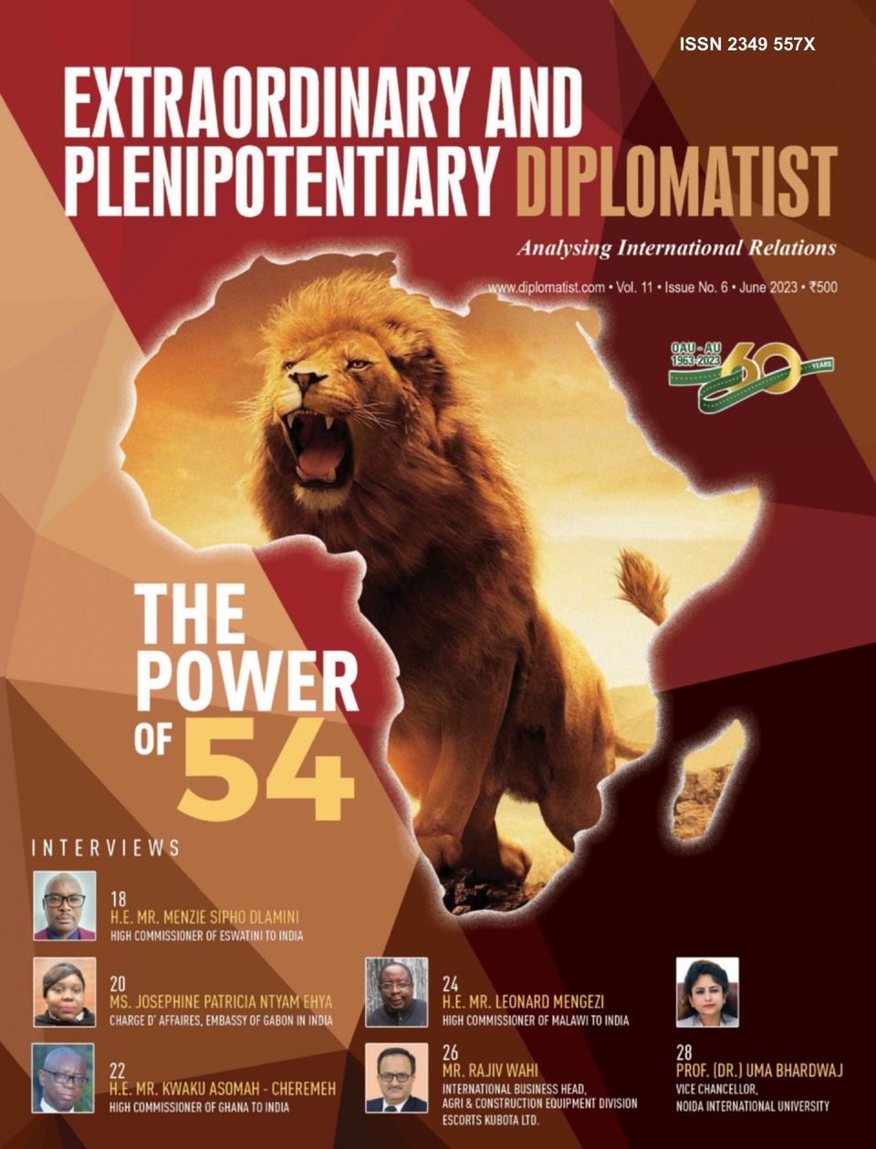 Extraordinary and Plenipotentiary Diplomatist Magazine
