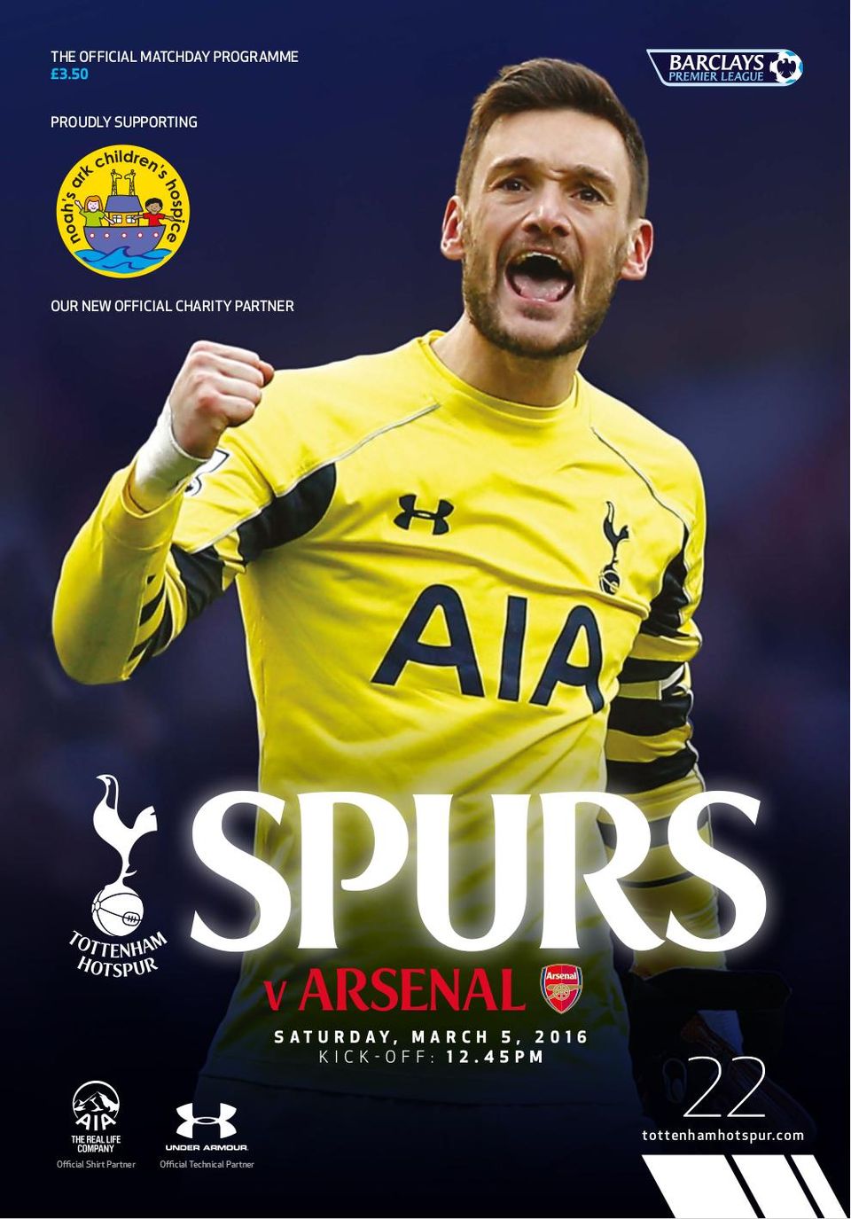 Get digital access to Tottenham Hotspur Publications - Spurs v Arsenal ...
