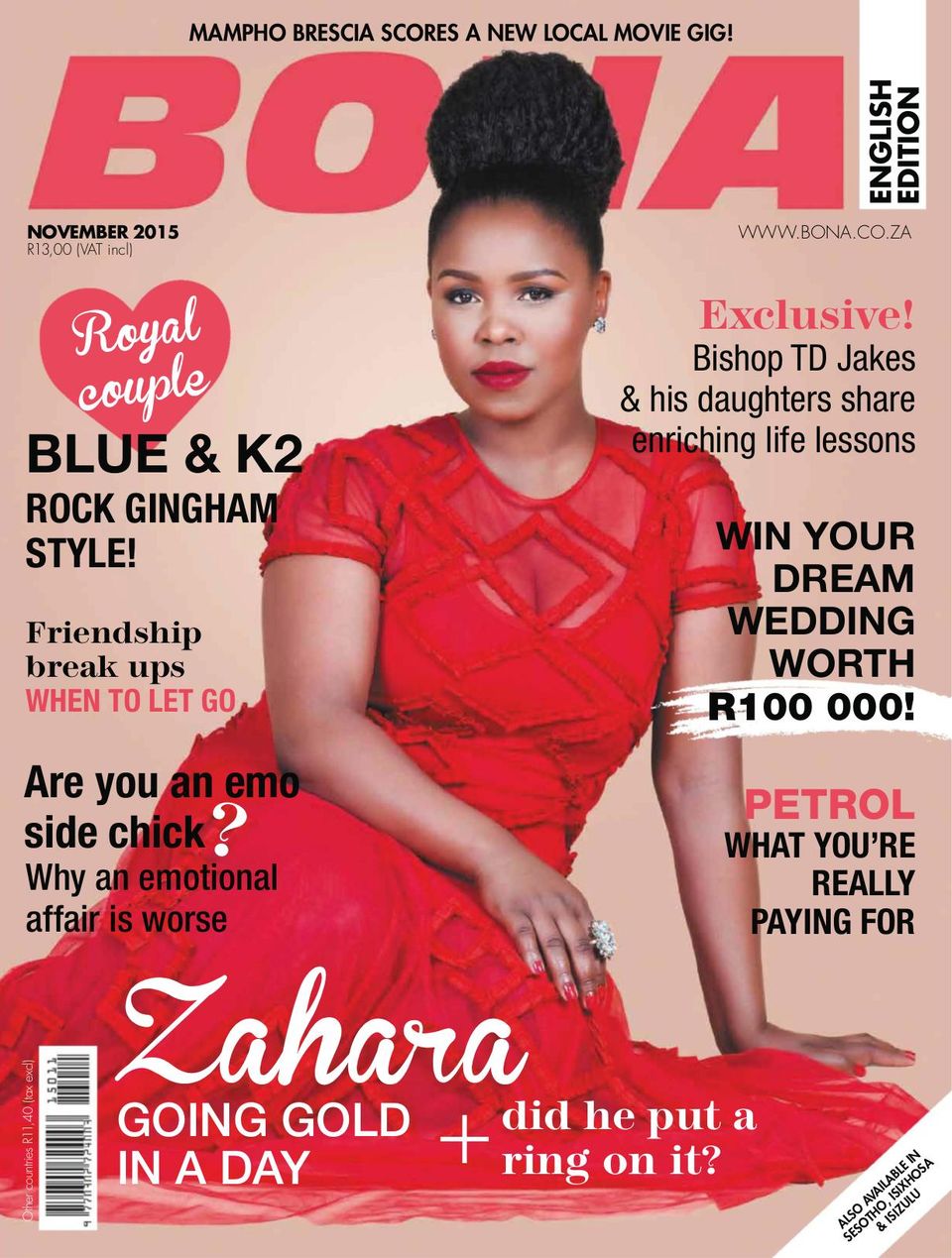 Get digital access to Bona - November 2015 issue | Magzter.com