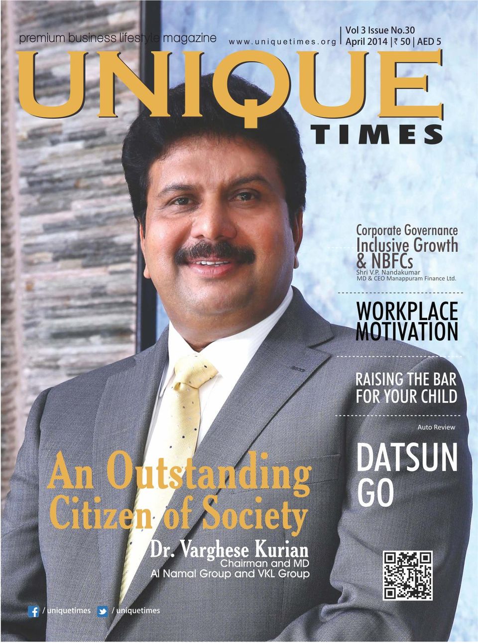 UNIQUE TIMES-April 2014 Magazine - Get your Digital Subscription