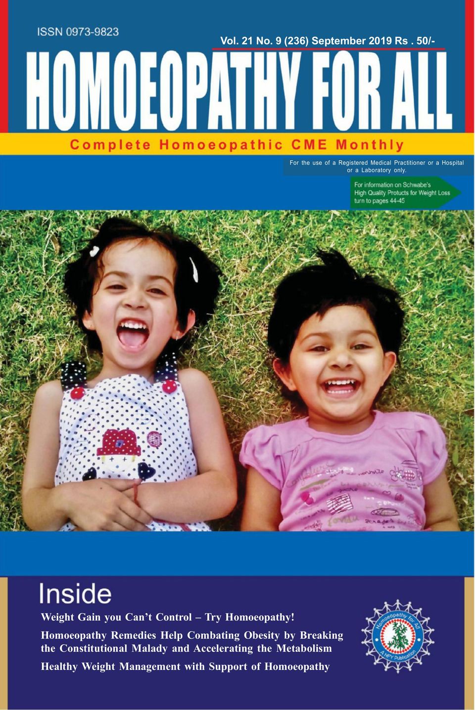 Get digital access to Homoeopathy for all - September 2019 issue ...