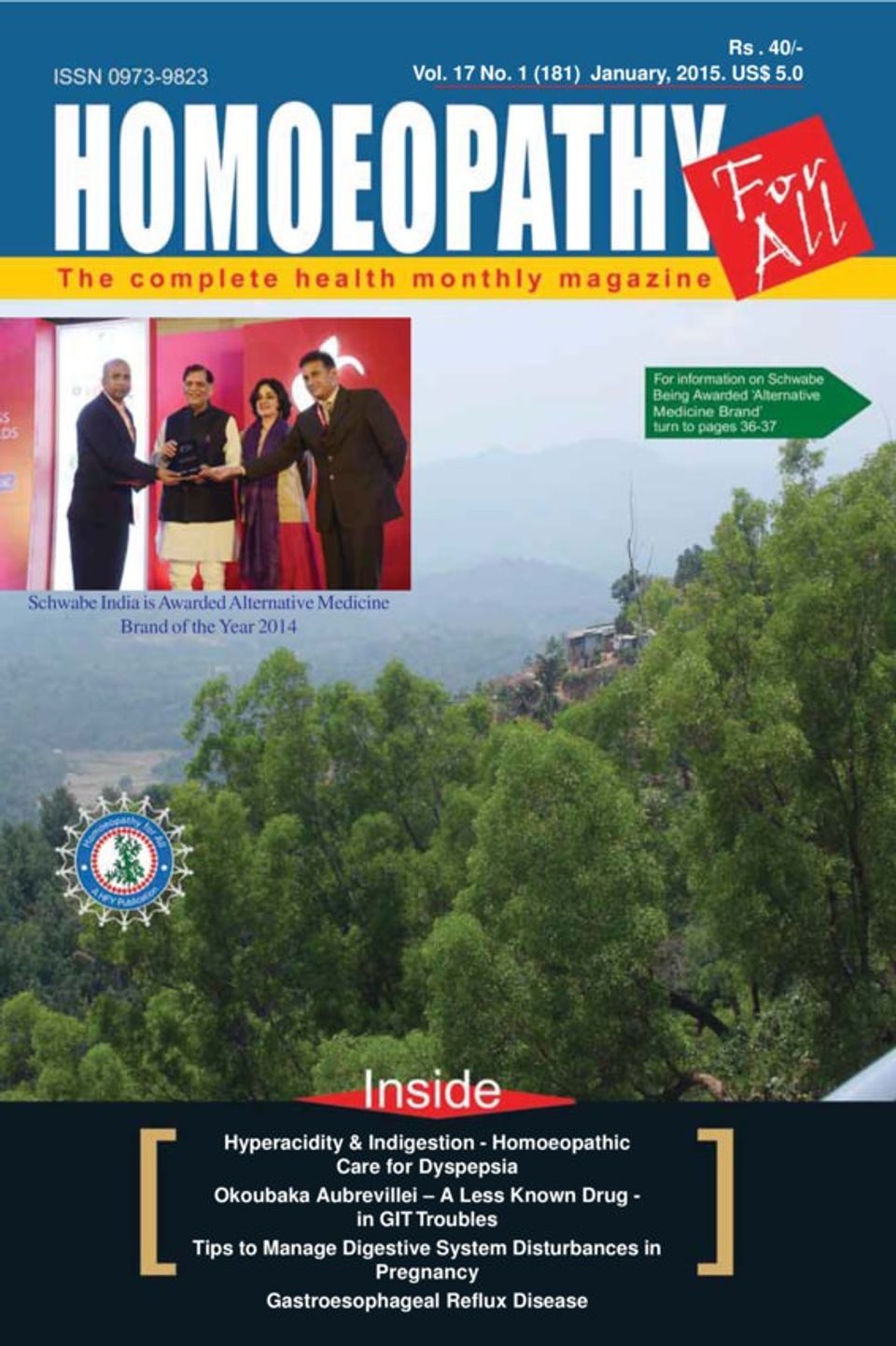 Homoeopathy for all-January 2015 Magazine - Get your Digital Subscription