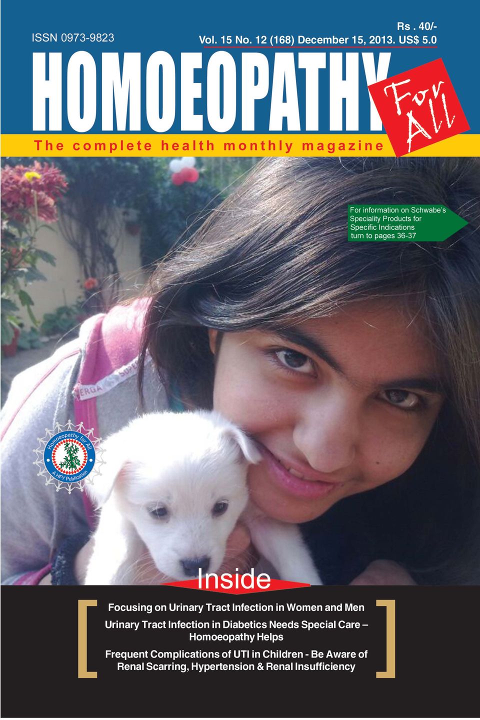Homoeopathy for all-December 2013 Magazine - Get your Digital Subscription