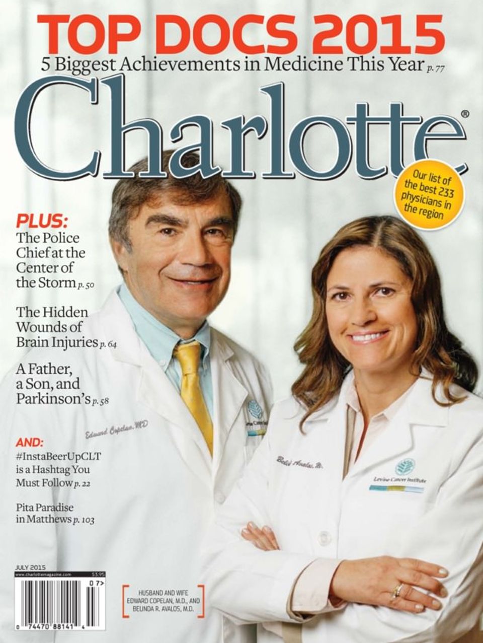 Charlotte Magazine-July 2015 Magazine - Get your Digital Subscription