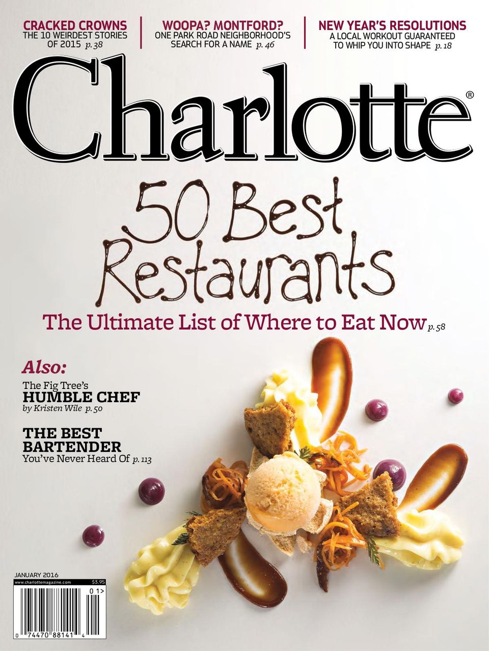 Charlotte Magazine-January 2016 Magazine - Get your Digital Subscription