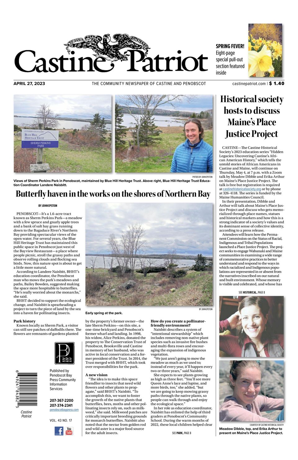 Castine Patriot-April 27, 2023 Newspaper - Get your Digital Subscription