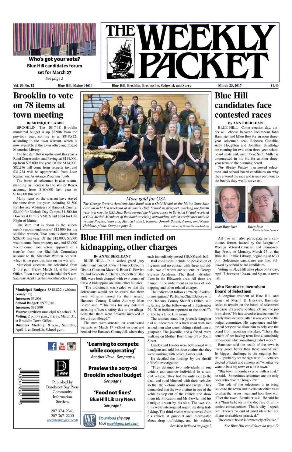 The Weekly Packet-03/23/2017 Newspaper - Get your Digital Subscription