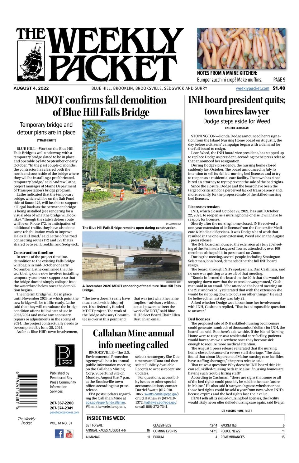 The Weekly Packet-August 4, 2022 Newspaper - Get your Digital Subscription