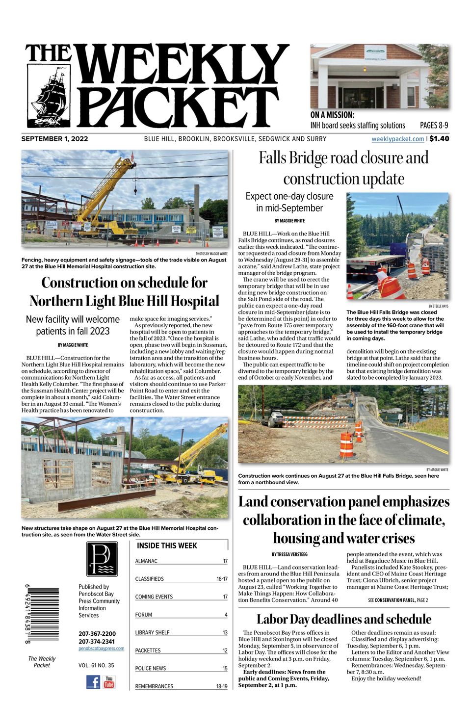 The Weekly Packet-September 1, 2022 Newspaper - Get your Digital ...