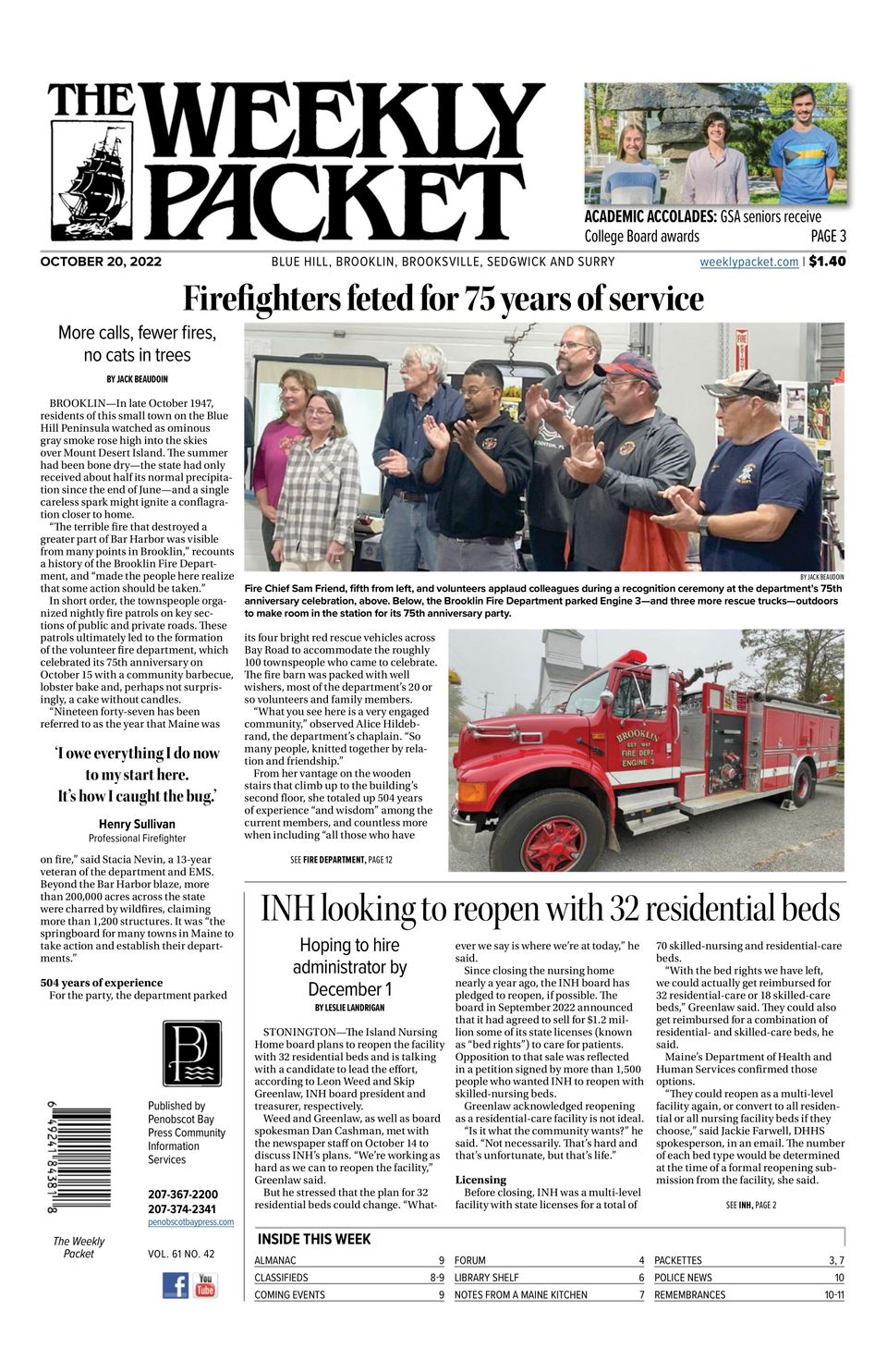 The Weekly Packet-October 20, 2022 Newspaper - Get your Digital ...