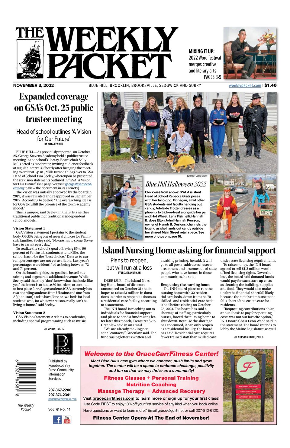 Get digital access to The Weekly Packet - November 3, 2022 issue ...