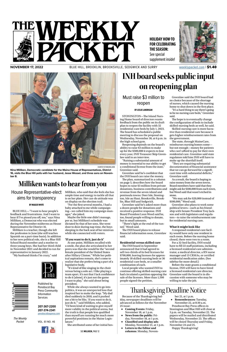 The Weekly Packet-November 17, 2022 Newspaper - Get your Digital ...
