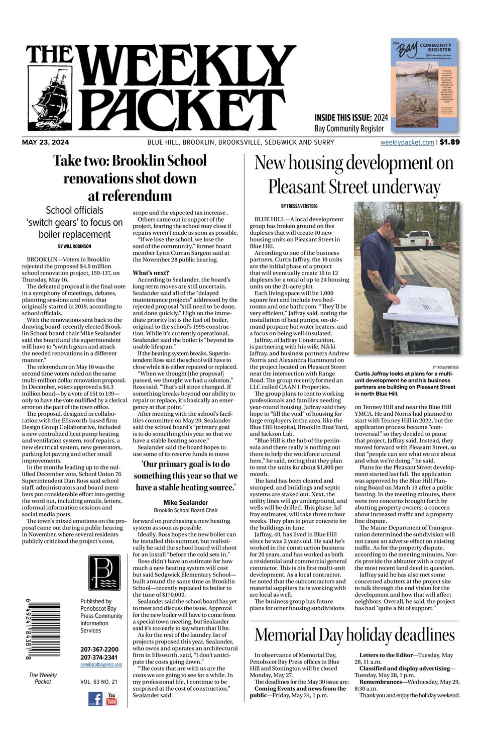 The Weekly Packet-May 23, 2024 Newspaper - Get your Digital Subscription