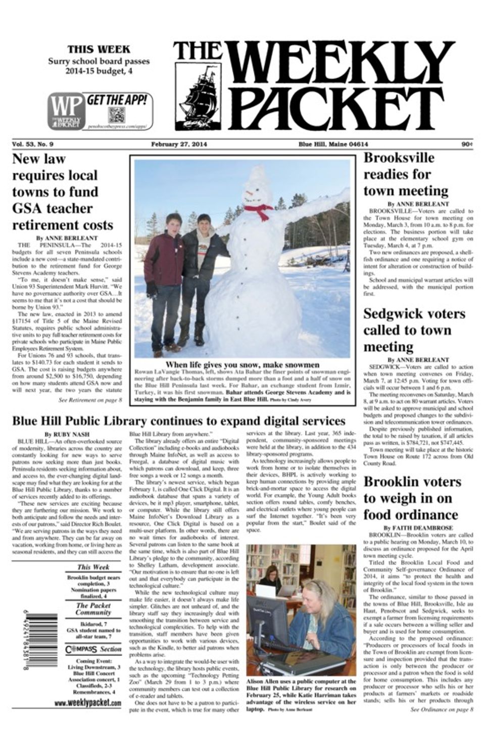 Get digital access to The Weekly Packet - February 27,2014 issue ...