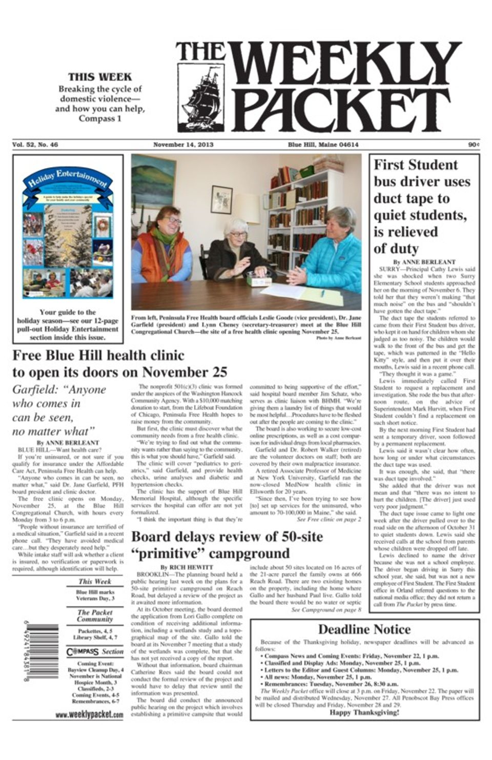 The Weekly Packet-November 14, 2013 Newspaper - Get your Digital ...