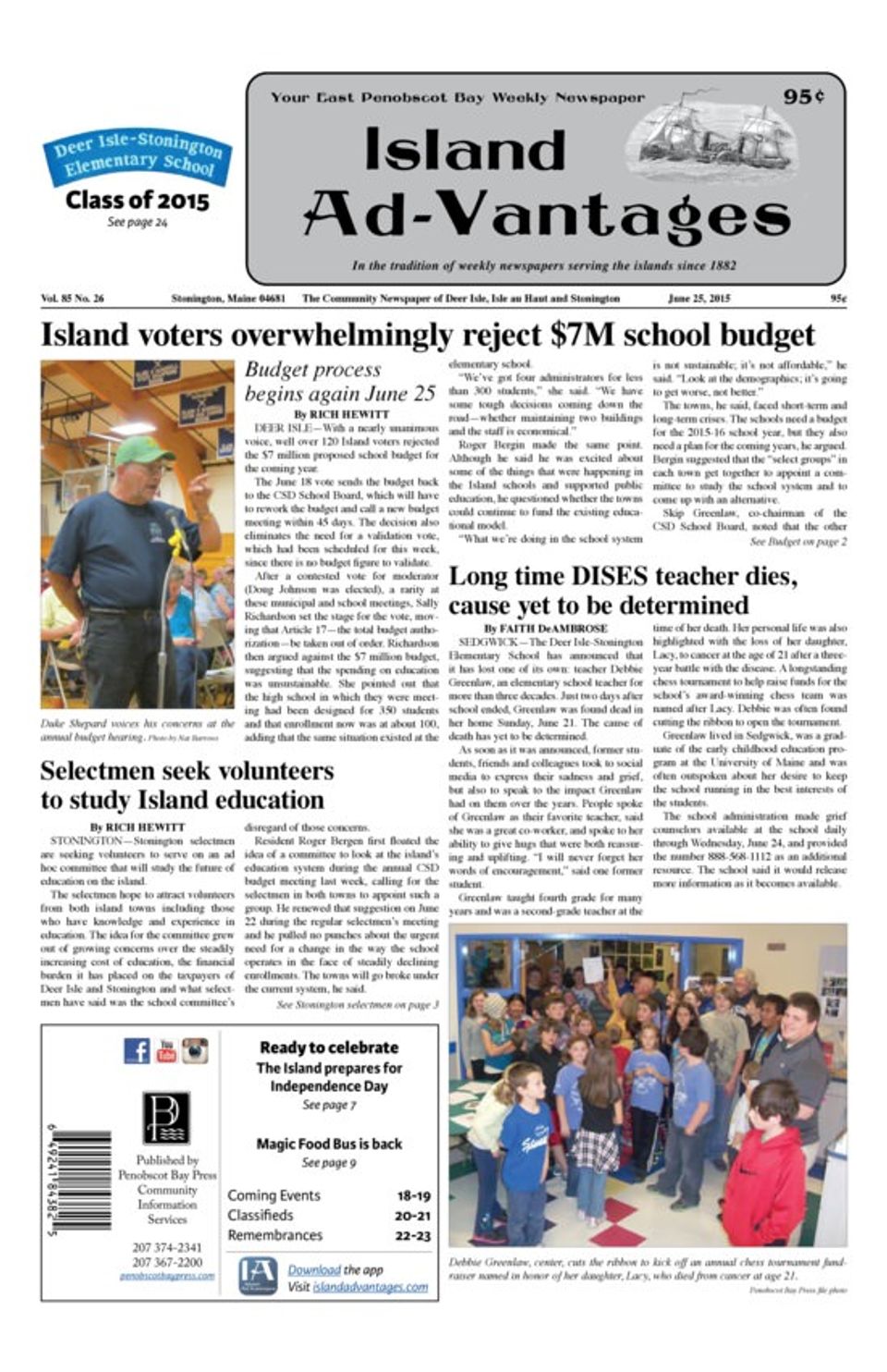 Island Ad-Vantages-June 25, 2015 Newspaper - Get your Digital Subscription