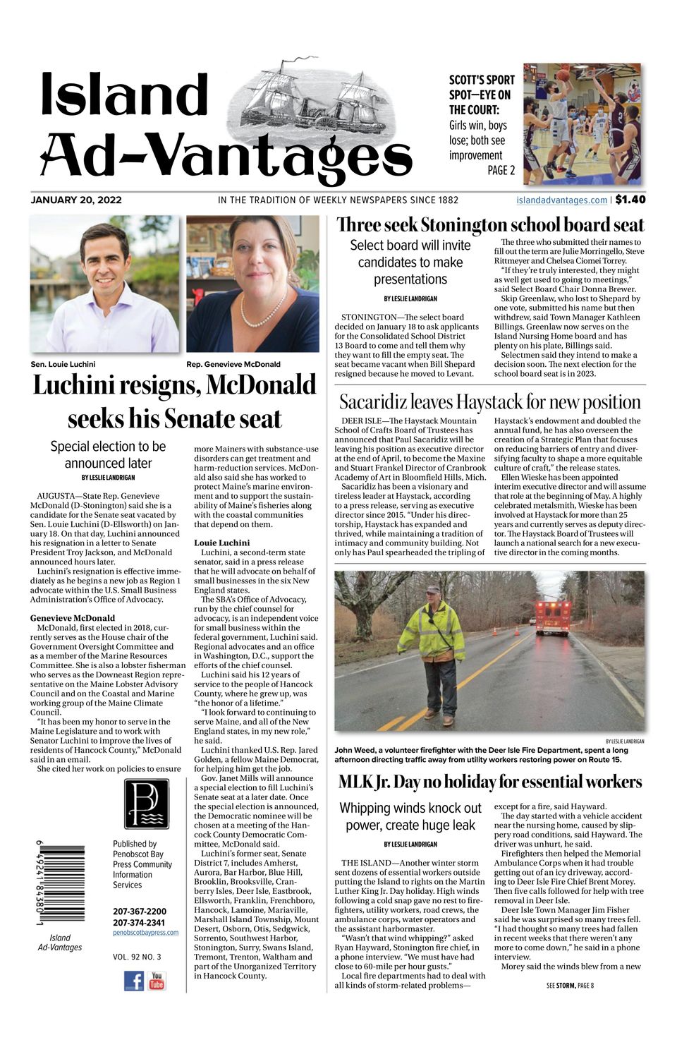Island Ad-Vantages-January 20, 2022 Newspaper - Get your Digital ...
