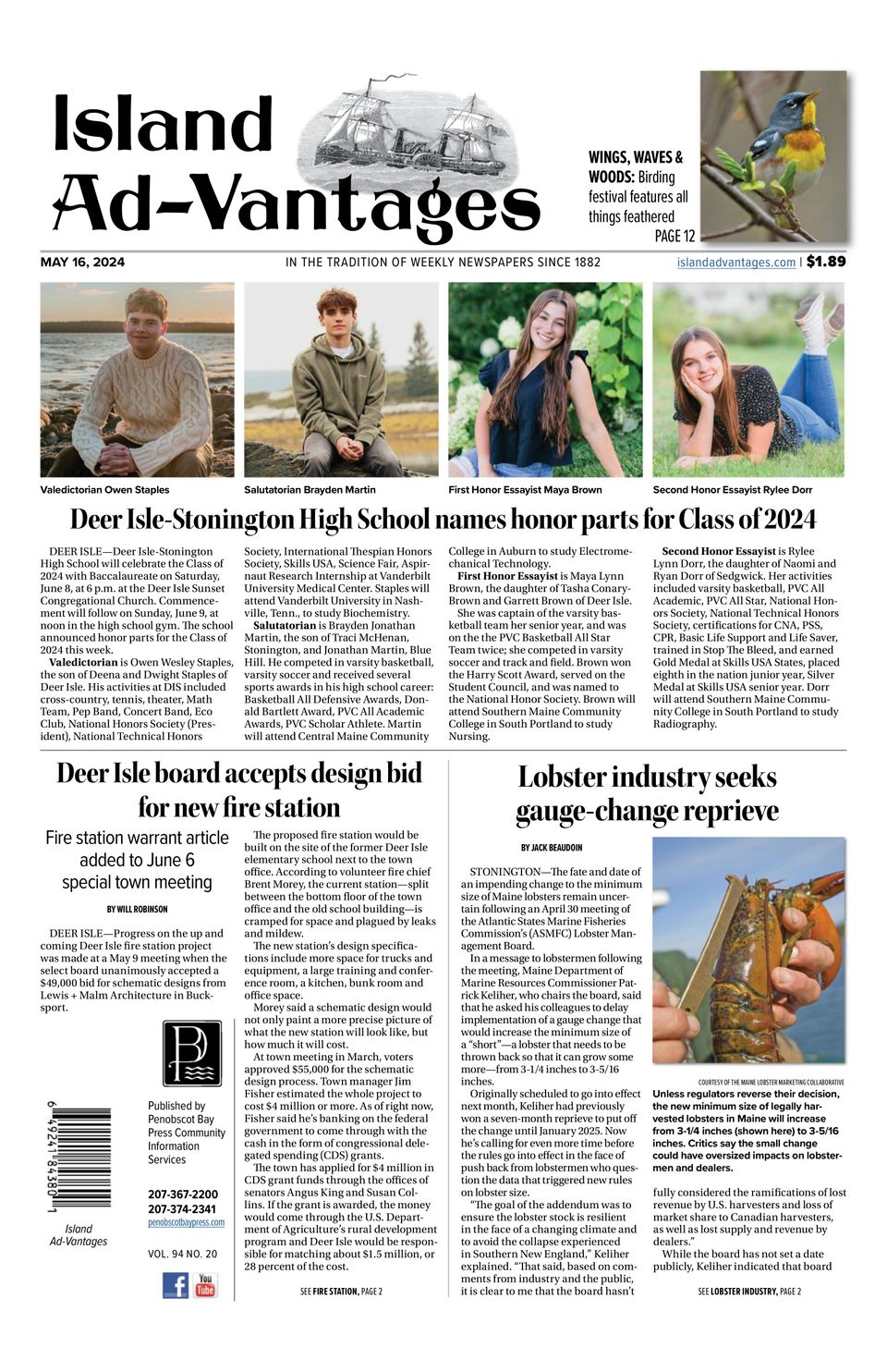 Island Ad-Vantages-May 16, 2024 Newspaper - Get your Digital Subscription