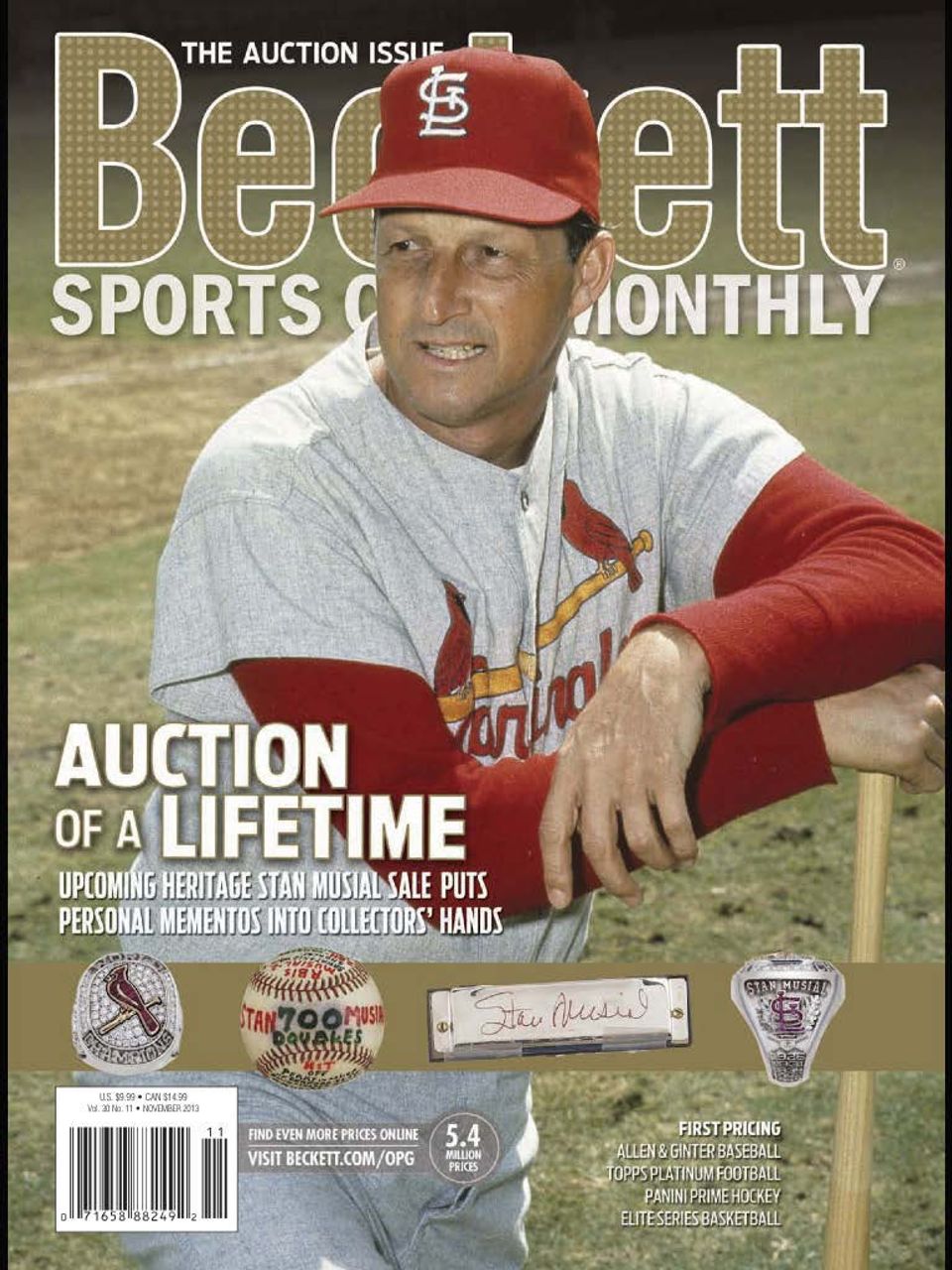Beckett Sports Card Monthly-November 2013 Magazine