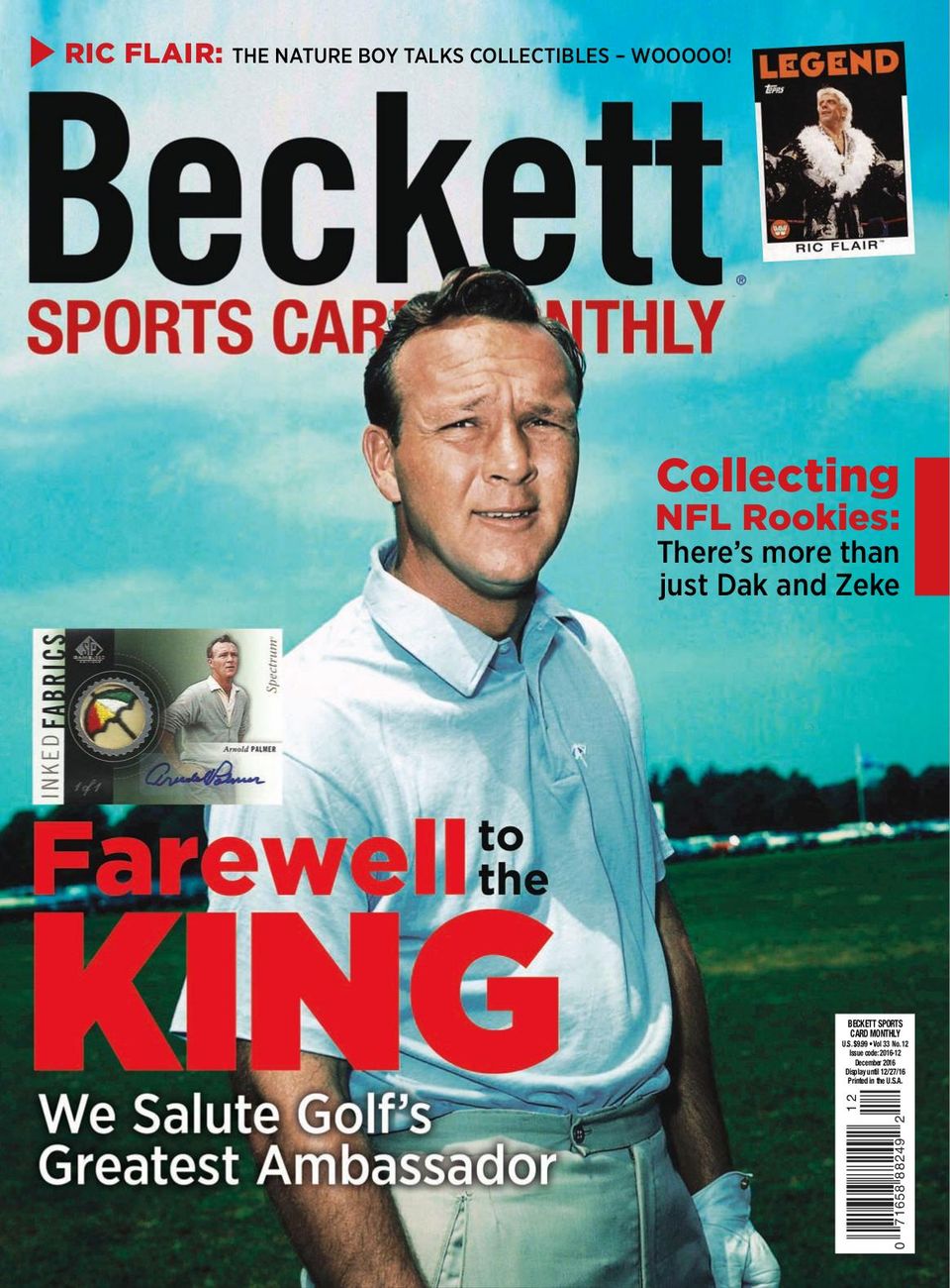 Beckett Sports Card Monthly-December 2016 Magazine