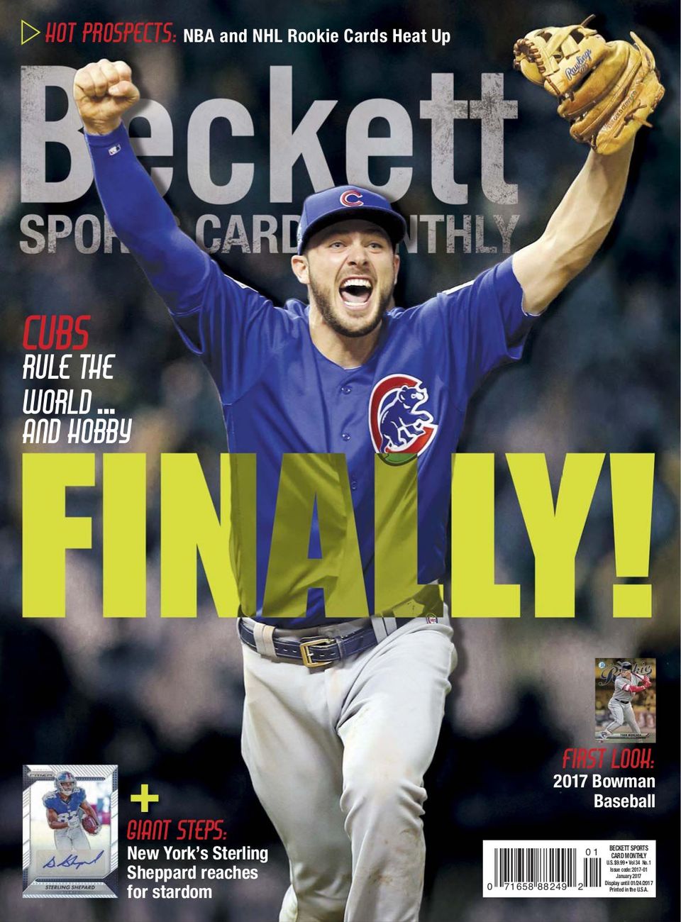 Beckett Sports Card Monthly-January 2017 Magazine