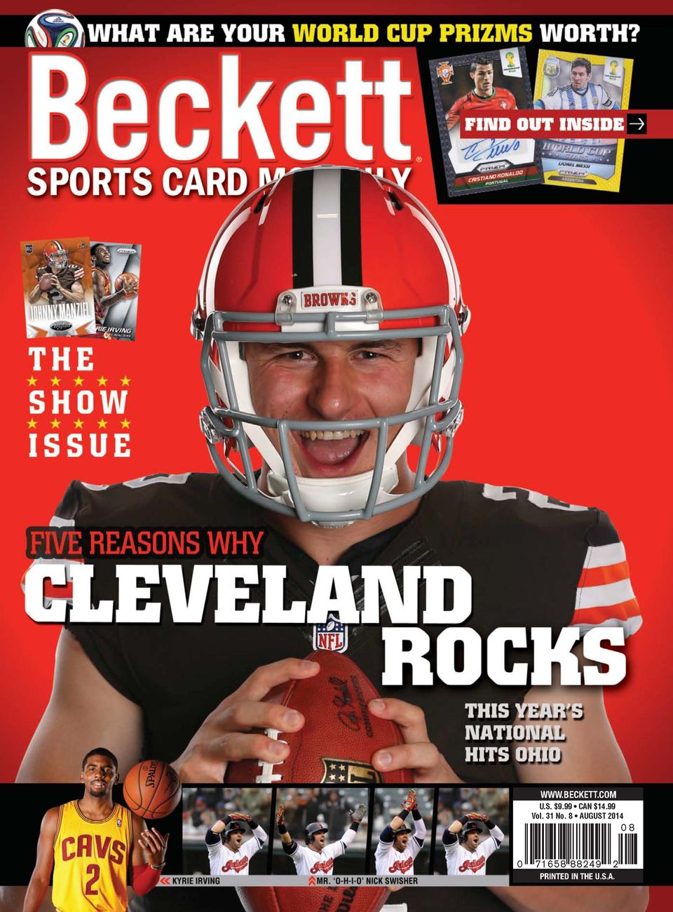 Get Digital Access To Beckett Sports Card Monthly - August 2014 Issue