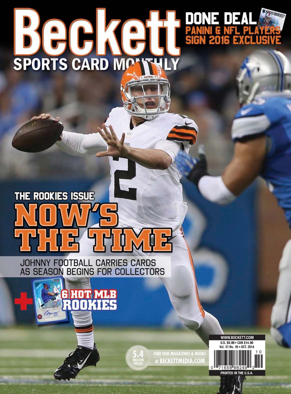 Beckett Sports Card Monthly-october 2014 Magazine
