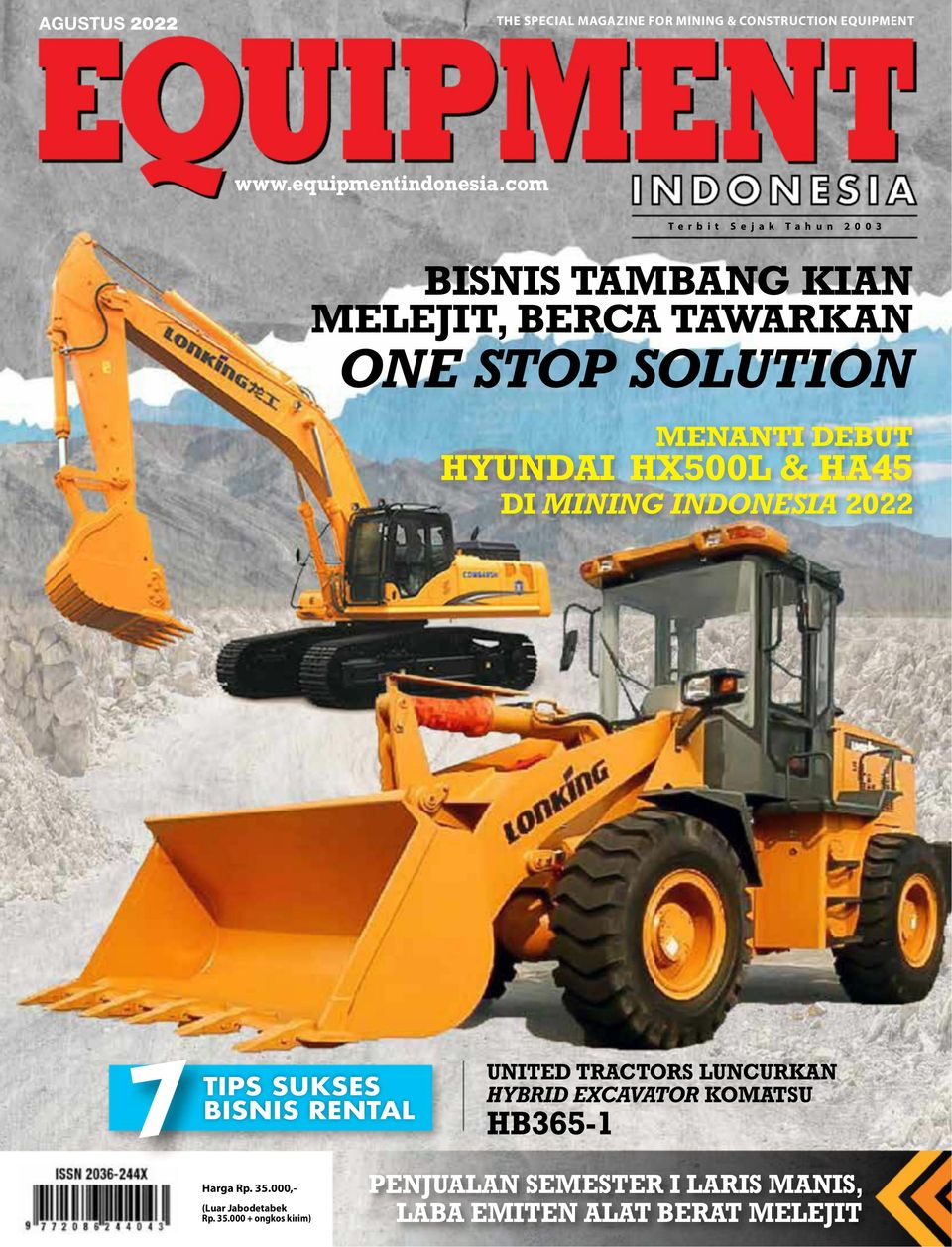 Equipment Indonesia-Agustus 2022 Magazine - Get your Digital Subscription