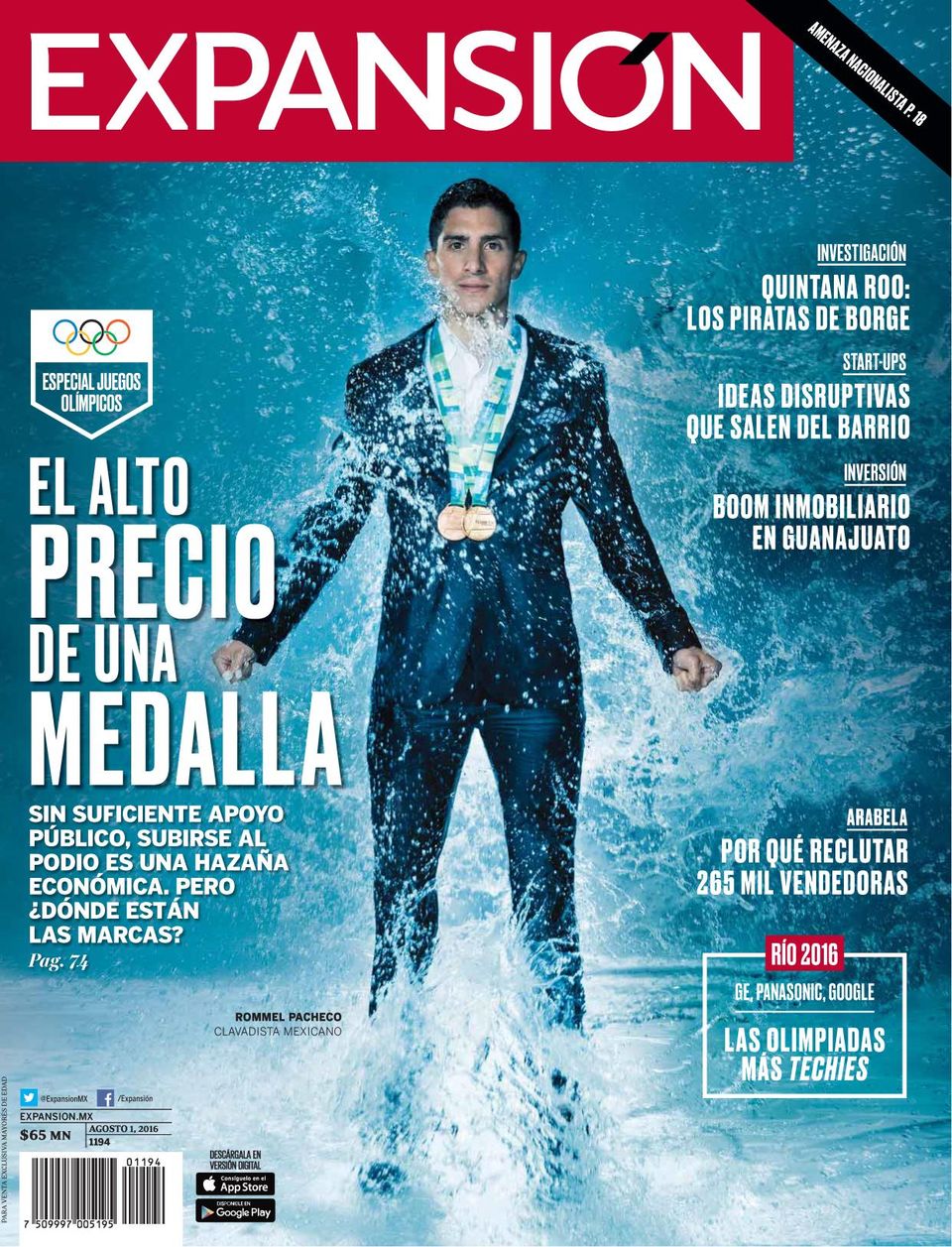 EXPANSIÓN-Agosto 2016 - 1194 Magazine - Get your Digital Subscription