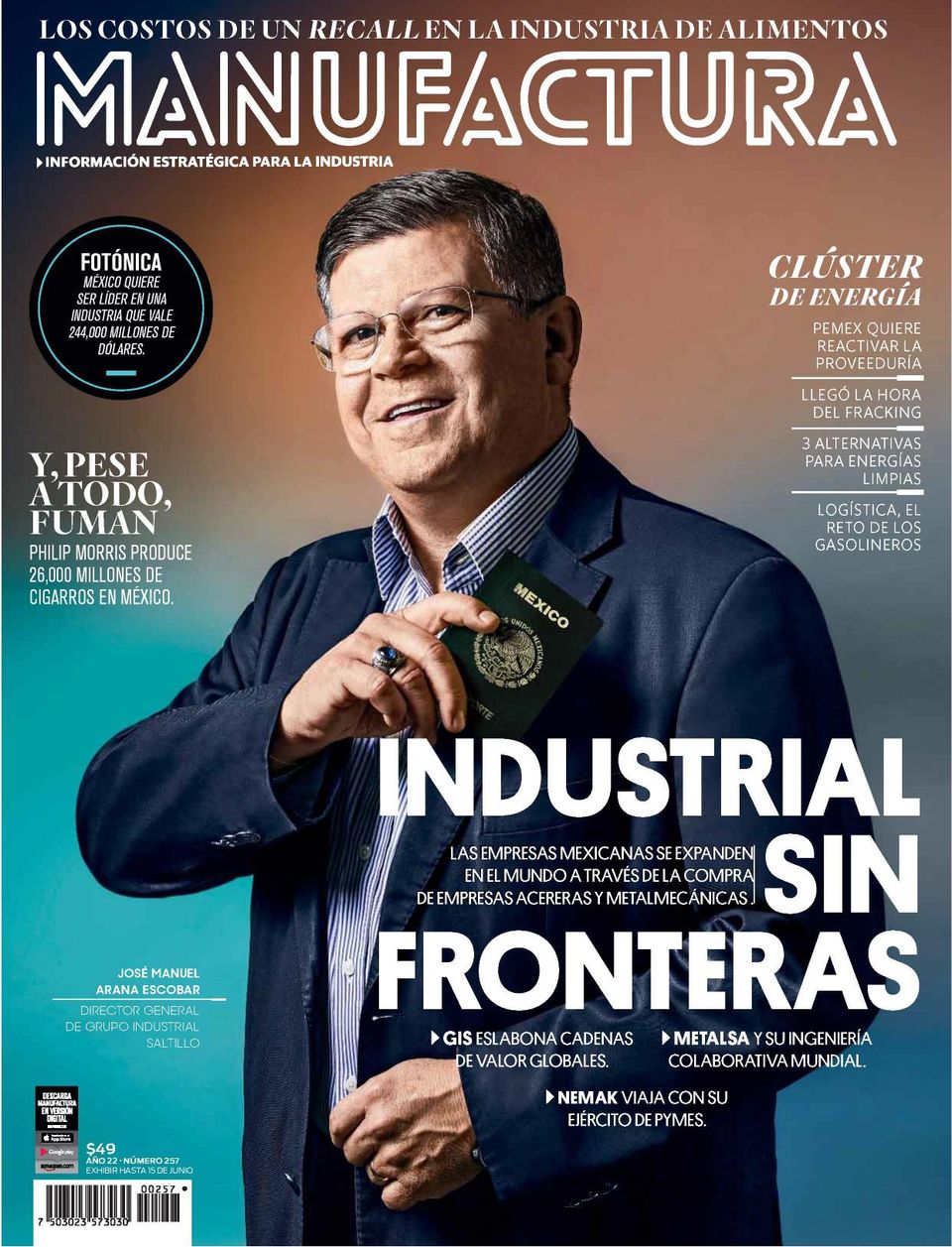 Get digital access to MANUFACTURA - Mayo 2017 - 257 issue | Magzter.com