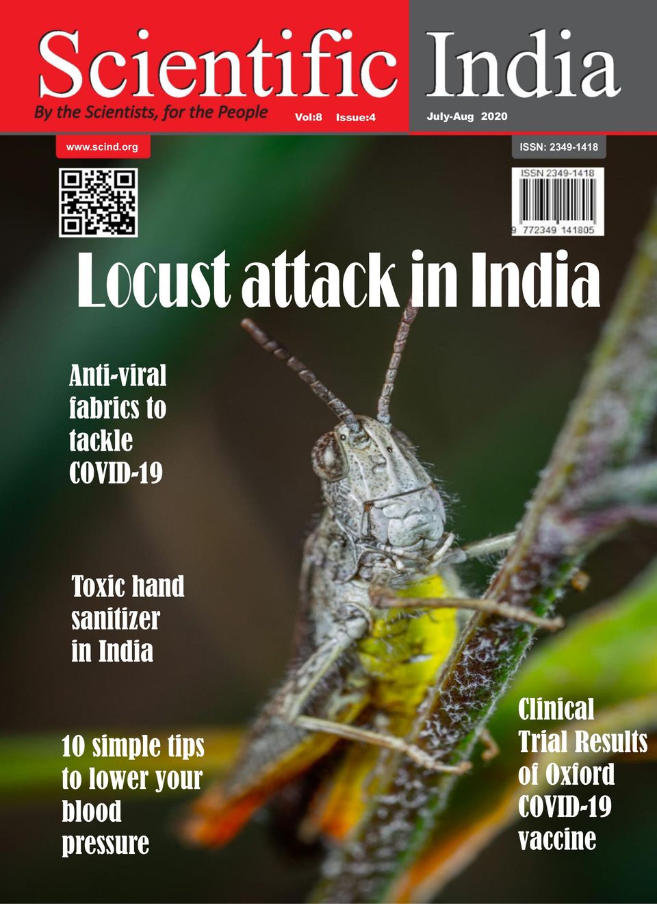 Get digital access to Scientific India - July - August 2020 issue | Magzter.com