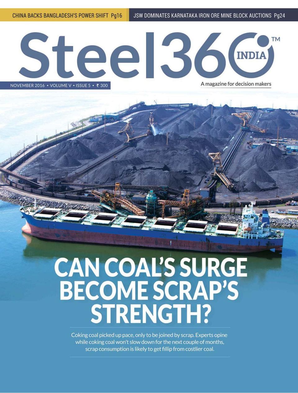 Get digital access to Steel 360 - November 2016 issue | Magzter.com