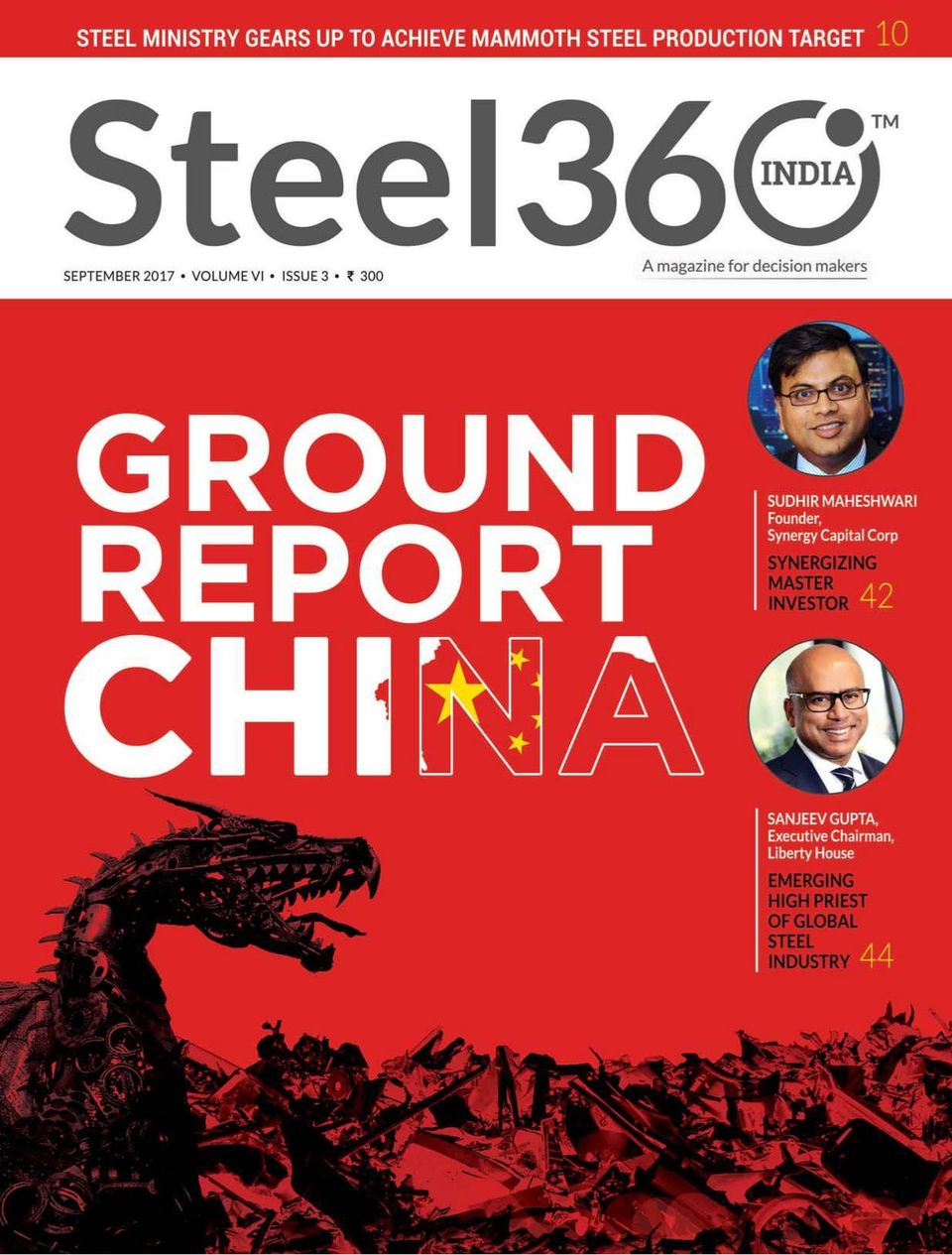 Get digital access to Steel 360 - September 2017 issue | Magzter.com